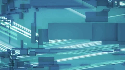 4k Abstract Technology Blocks Background... | Stock Video | Pond5