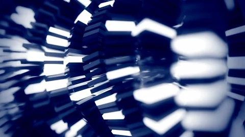 4K Abstract Technology Blocks. | Stock Video | Pond5