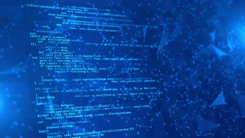 4k Abstract Technology Blue Background. ... | Stock Video | Pond5