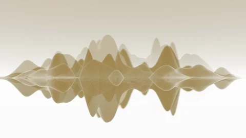 4K Abstract Undulating Waveform. | Stock Video | Pond5