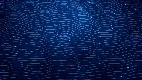 4K Abstract Wave Background. Digital Blu... | Stock Video | Pond5