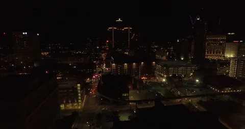 Detroit At Night Stock Videos – Royalty-Free HD & 4K Videos | Pond5
