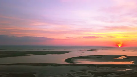 4K Aerial. Fly over ocean, sea coastlin... | Stock Video | Pond5