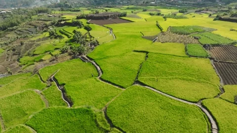 4K Aerial Panorama, Sagada Rice Terraces... | Stock Video | Pond5