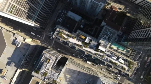 4K Aerial San Francisco Building Rooftop... | Stock Video | Pond5