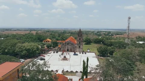 4K Aerial Of San Pablo Church, Isabela, ... | Stock Video | Pond5