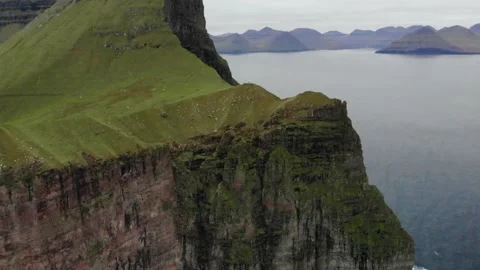 4K Aerial of spectacular massive cliffs ... | Stock Video | Pond5