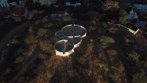 4K aerial video of Windhoek Three Circle... | Stock Video | Pond5