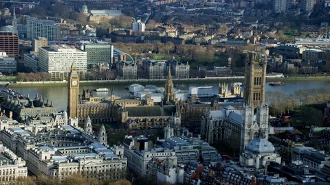 4K Aerial view above famous landmark Bi... | Stock Video | Pond5