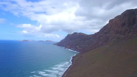 4K Aerial view of Cliffs Mirador Del Rio... | Stock Video | Pond5