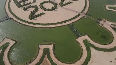 4k: Aerial view of the stunning Expo 202... | Stock Video | Pond5