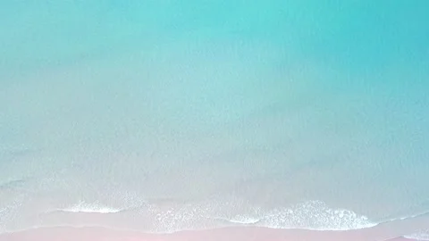 4K Aerial view top view of drone, sea wa... | Stock Video | Pond5