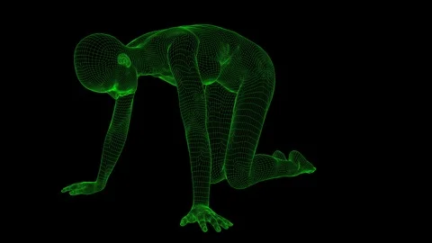 4K AI Android Woman Yoga Pose Cat | Stock Video | Pond5