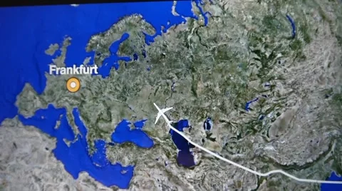 4k airplane model 3d render flying map a... | Stock Video | Pond5