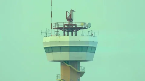Airport Surveillance Radar Stock Footage ~ Royalty Free Stock Videos ...