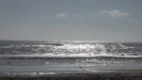 4K Amazing sun light bright ocean wave s... | Stock Video | Pond5