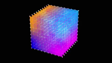 3D Wireframe Cube Stock Video Footage | Royalty Free 3D Wireframe Cube Videos | Pond5
