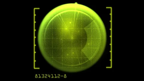 4k animated abstract radars | Stock Video | Pond5