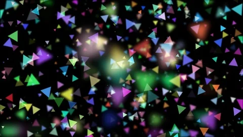 4k animated background and colorful tria... | Stock Video | Pond5