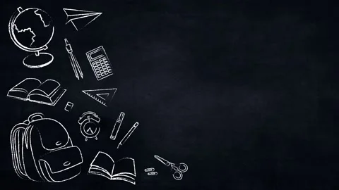 4K animated banner design with black sch... | Stock Video | Pond5