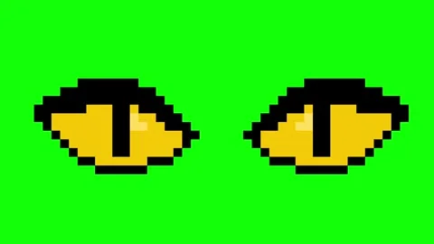 Pixel Art Cat Stock Footage ~ Royalty Free Stock Videos | Pond5