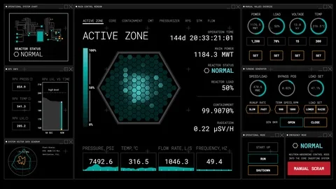 4k animated futuristic nuclear reactor d... | Stock Video | Pond5