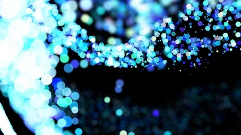 4k animated particles of the quantum wor... | Stock Video | Pond5