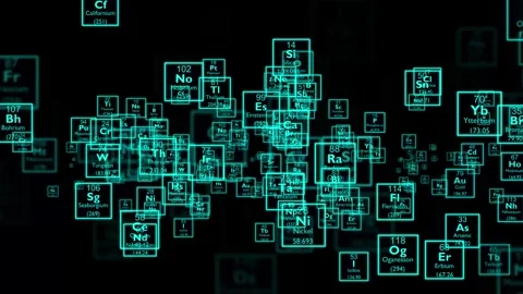 4K animated Periodic table background vi... | Stock Video | Pond5