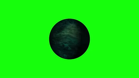 4k animated planet gas green screen | Stock Video | Pond5