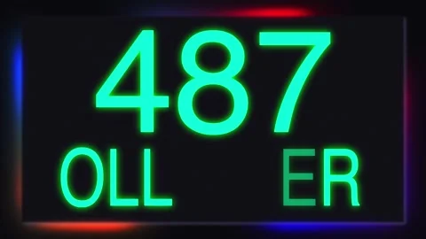 4K Animated rapid green digital numbers ... | Stock Video | Pond5