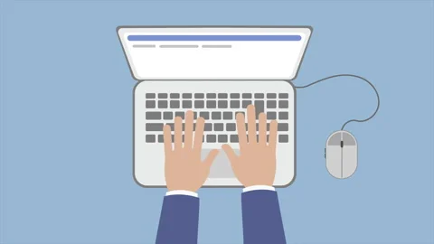 Keyboard Cartoon Stock Footage ~ Royalty Free Stock Videos | Pond5