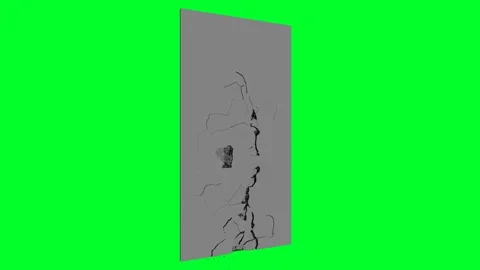 4k Animated Wall Crack On Green Screen #... | Stock Video | Pond5