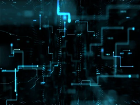 4K Animation 3D abstract dark background | Stock Video | Pond5