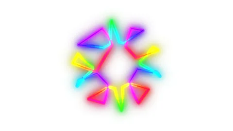 4K Animation abstract digital flashy neo... | Stock Video | Pond5