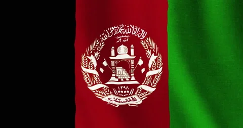 4k animation background with flag of Afg... | Stock Video | Pond5
