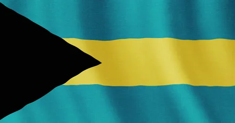 4k animation background with flag of Bah... | Stock Video | Pond5