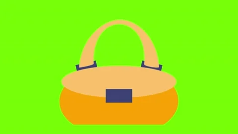 4K animation of a bag on a green screen | Stock Video | Pond5