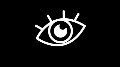 4K animation of a blinking eye slowly zo... | Stock Video | Pond5