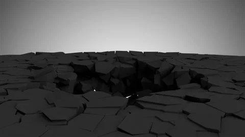 4K Animation of Broken Black Wall on gra... | Stock Video | Pond5