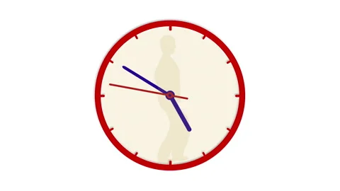 4k animation of clock arrows walking fas... | Stock Video | Pond5