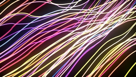 4K Animation of colored lines. Seamless ... | Stock Video | Pond5