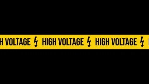 The 4K animation depicts a High Voltage ... | Stock Video | Pond5