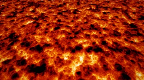 4K Animation of flowing lava | Stock Video | Pond5