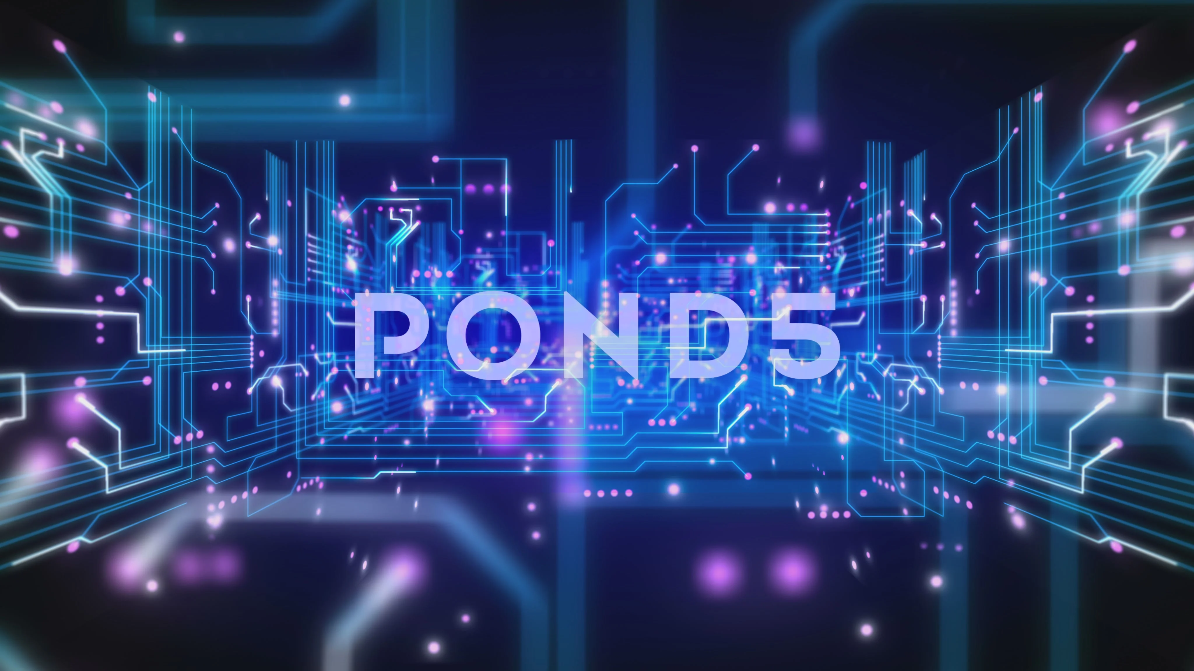 Technology Background With Animation Multimedia Animation Computer