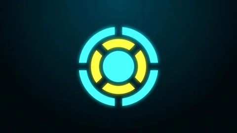 4k animation. Logo reveals from the part... | Stock Video | Pond5