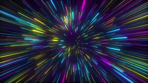 4K Animation Loop Colorful Speed Lines B... | Stock Video | Pond5