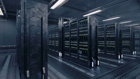 4k Animation presenting data center whil... | Stock Video | Pond5