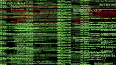 4k Animation of programming on abstract ... | Stock Video | Pond5