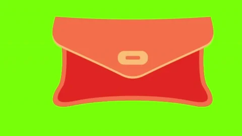 4K animation of a purse on a green scree... | Stock Video | Pond5
