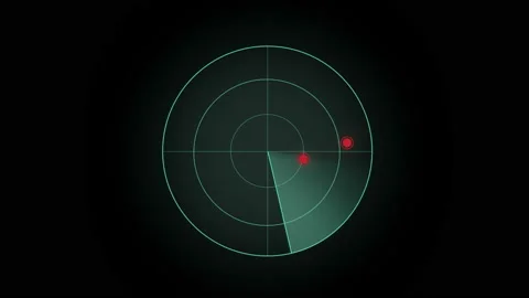 4k animation of radar scanning the envir... | Stock Video | Pond5